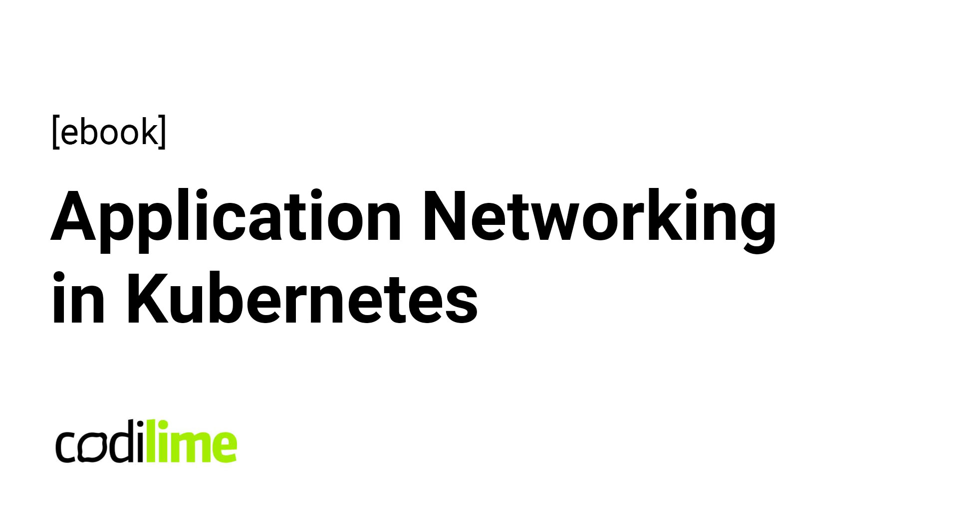 Application Networking in Kubernetes